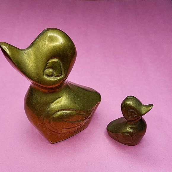 Brass | Accents | Vintage Brass Duck Figurine Set | Poshmark